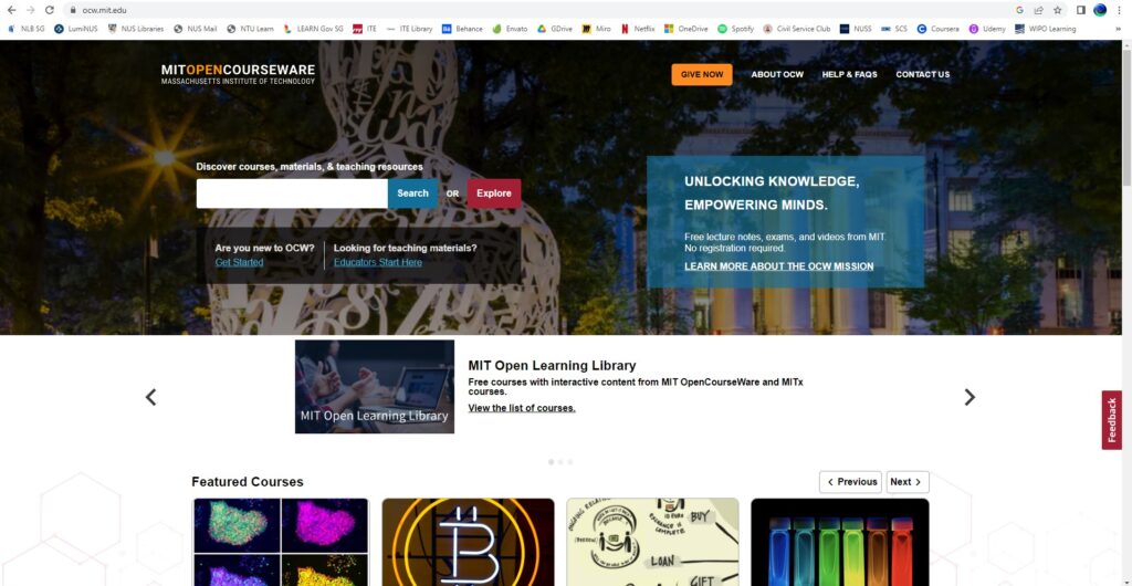 [Open Education #001] MIT Open Courseware - Gnome Ledge