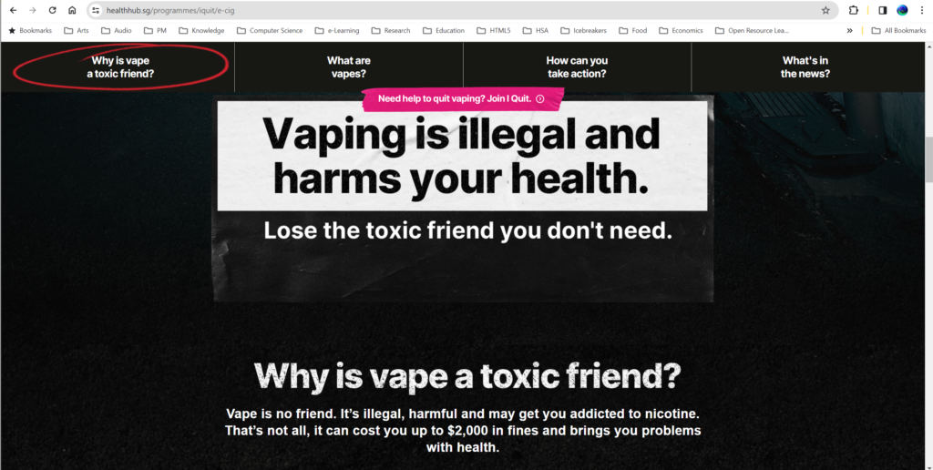 [Singapore News #035] Health Hub is Running an All About Vapes ...