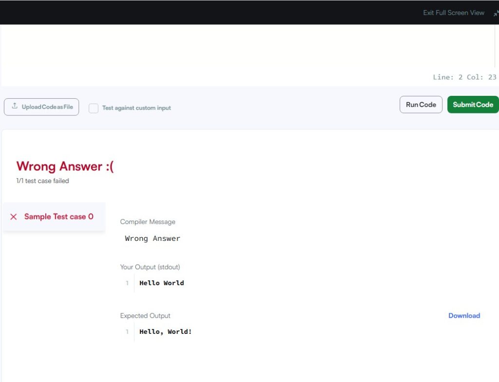 [HackerRank] Tutorial 1: "Ready, Set, Go" - Gnome Ledge