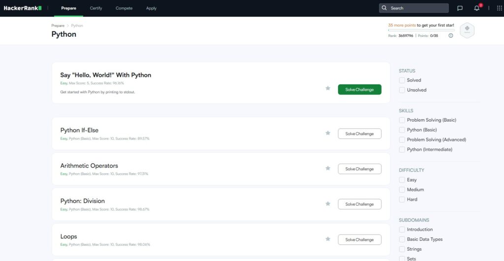 [HackerRank] Tutorial 1: "Ready, Set, Go" - Gnome Ledge